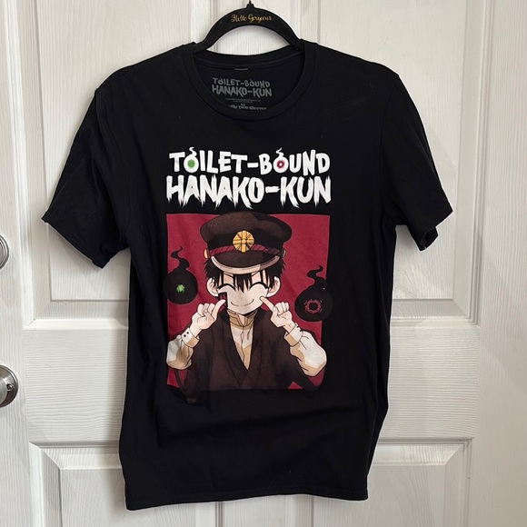 toilet bound | Shirts | Anime Toilet Bound Hanako Kun Black Tshirt Size ...